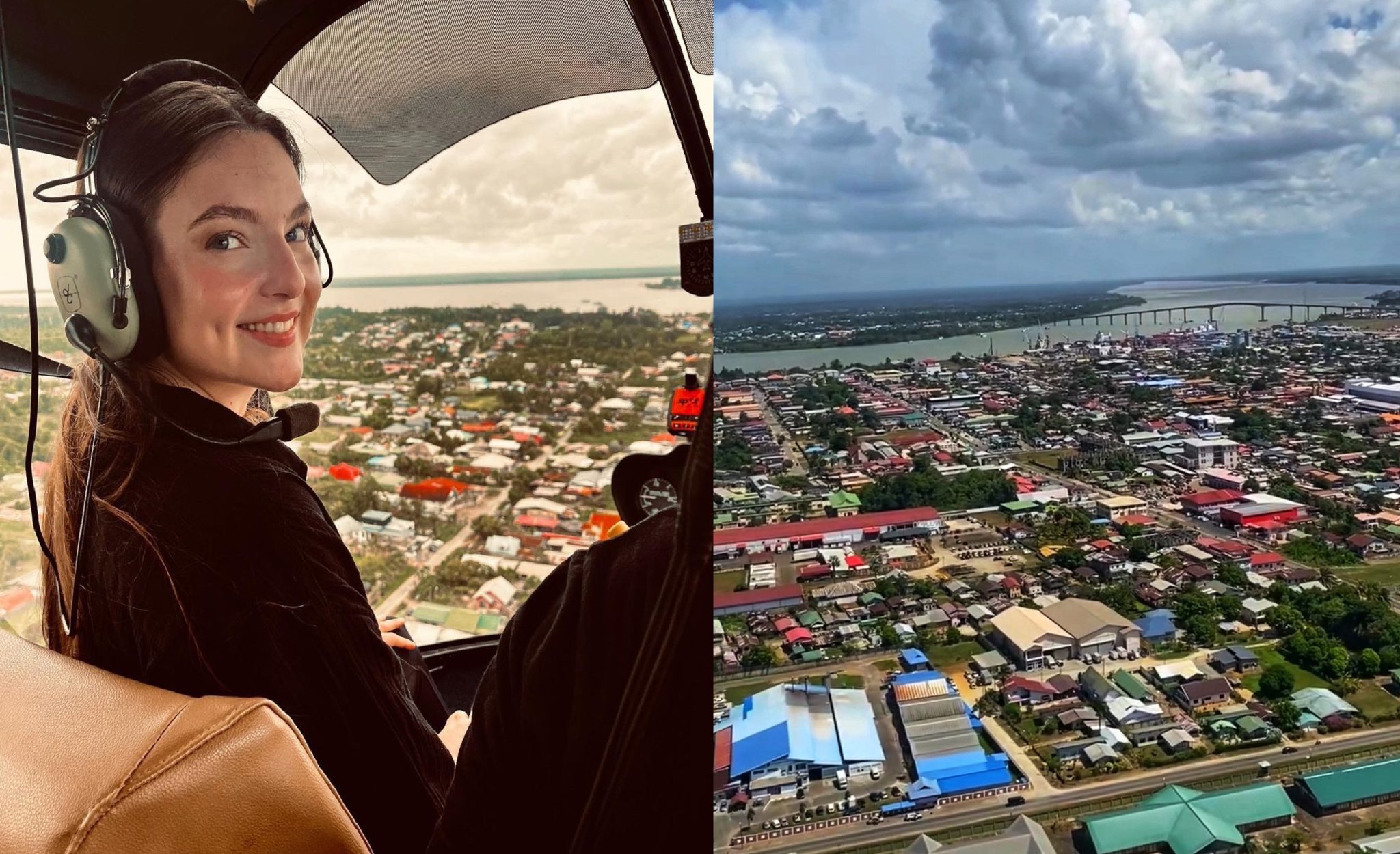 EXPERIENCE THE BEAUTY OF PARAMARIBO FROM THE SKY